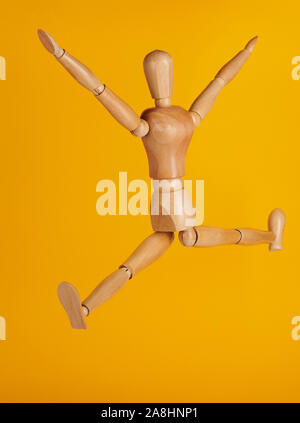Jumping mannequin isolated Stock Photo - Alamy