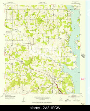 Azle, Texas, map 1955, 1:24000, United States of America by Timeless ...