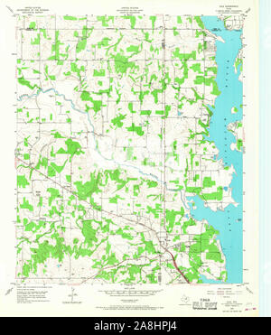 Azle, Texas, map 1955, 1:24000, United States of America by Timeless ...