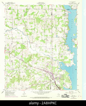 Azle, Texas, map 1955, 1:24000, United States of America by Timeless ...