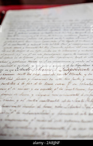 Bolivian Declaration of Independence at the Independence Hall at Casa ...