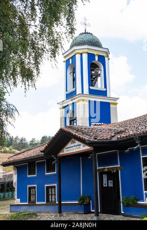 Beautiful blue church in Koprivshtitsa town in Bulgaria Stock Photo - Alamy