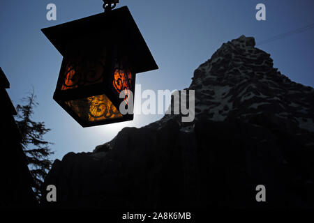 Matterhorn Amusement Park Ride Stock Photo - Alamy