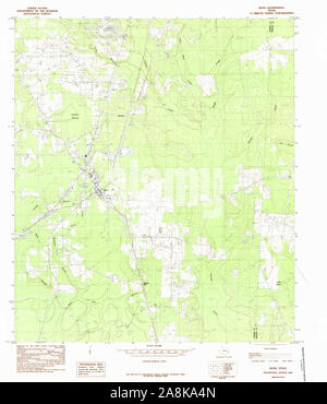 Buna, Texas, map 1984, 1:24000, United States of America by Timeless ...