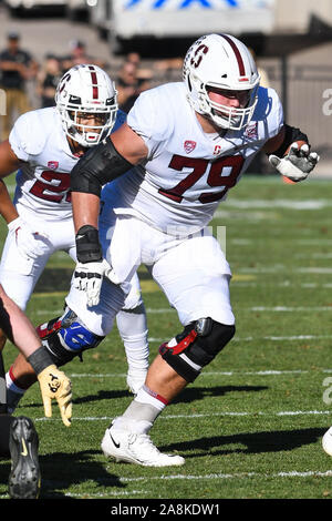 Boulder, CO, USA. 9th Nov, 2019. Colorado Buffaloes offensive lineman ...