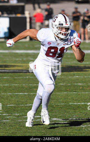 Stanford wide receiver Brycen Tremayne (81) celebrates his touchdown ...