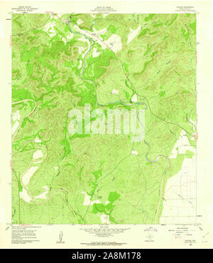 Concan, Texas, map 1960, 1:24000, United States of America by Timeless ...