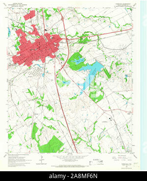 Corsicana, Texas, map 1965, 1:24000, United States of America by ...