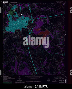 Corsicana, Texas, map 1965, 1:24000, United States of America by ...