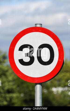 30 MPH speed limit and speed camera sign with "The Big One Stock Photo ...