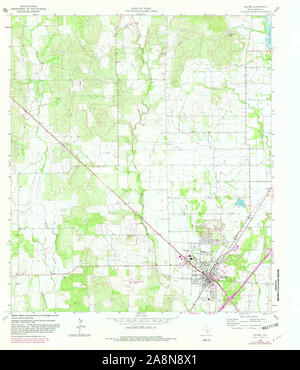 Devine, Texas, map 1964, 1:24000, United States of America by Timeless ...