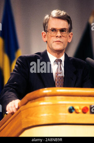 Ingvar Carlsson former prime minister and party leader for Social Stock ...