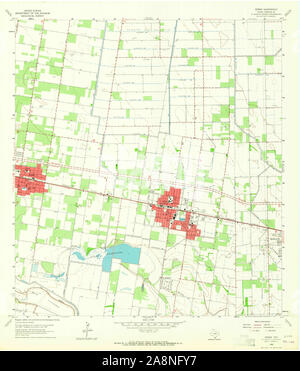 Donna, Texas, map 1963, 1:24000, United States of America by Timeless ...
