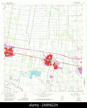 Donna, Texas, map 1963, 1:24000, United States of America by Timeless ...
