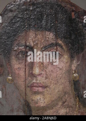 This painting from the Fayum Mummy Portraits series (Fayum 38 ...