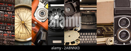 an original great vintage objects collection Stock Photo - Alamy