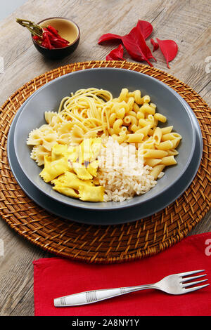 original italian pasta mix Stock Photo - Alamy