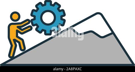 Persistence icon. Simple element from soft skills icons collection ...