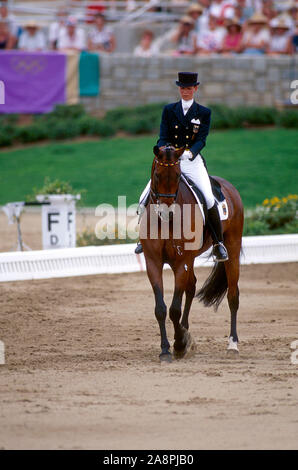 The Olympic Games, Atlanta 1996, Nicole Uphoff (GER) riding Rembrandt ...