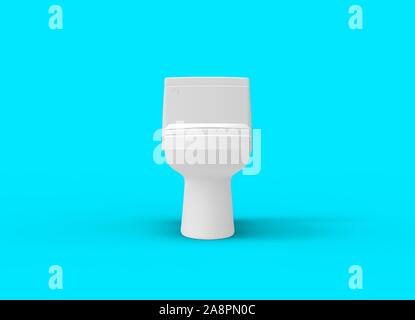 White toilet object 3D Rendering Stock Photo - Alamy
