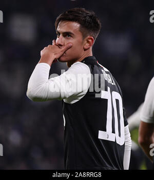 Turin, Italy. 10th Nov, 2019. Paulo Dybala of Juventus FC during the ...