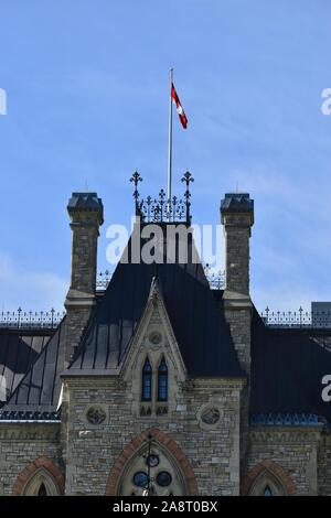 Canadian Government Buildings at the Canadian Parliament atop ...
