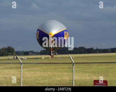 This photograph of a Goodyear Blimp Was taken at the Winter Haven ...