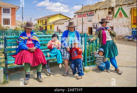 Peru, Rural village children Stock Photo - Alamy