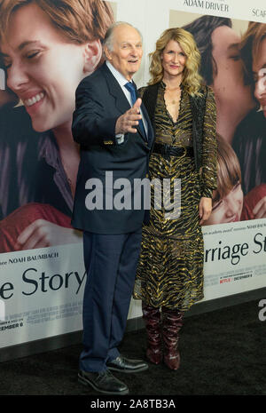 Alan Alda and Laura Dern attend the Marriage Story Premiere at Paris ...