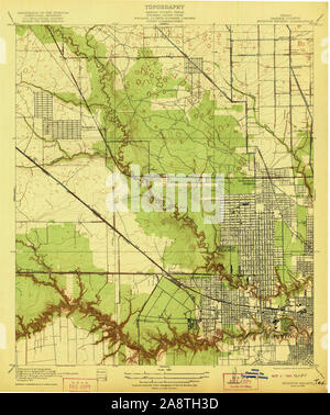 Map of Houston Heights Stock Photo - Alamy