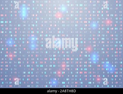 abstract blue background with numeric data - vector Stock Vector Image ...