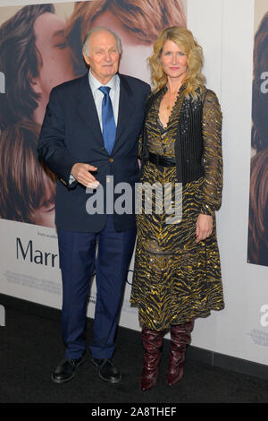 Alan Alda and Laura Dern attend the NY Premiere of "Marriage Story" at ...