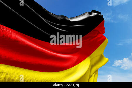 high resolution German national flag of Germany, Europe Stock Photo ...