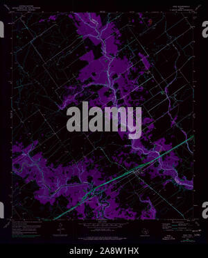 Inez, Texas, map 1951, 1:24000, United States of America by Timeless ...