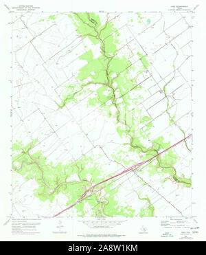 Inez, Texas, map 1951, 1:24000, United States of America by Timeless ...