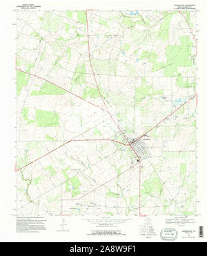 Jourdanton, Texas, map 1968, 1:24000, United States of America by ...