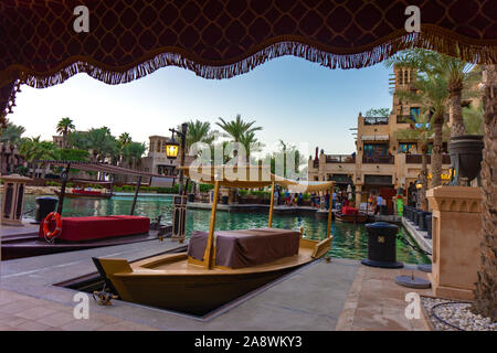 Dubai,UAE / 11. 03. 2018 : abra boat ride in souk medinat jumeirah ...