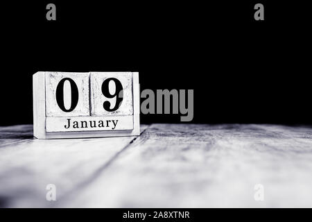 january 9th. Day 9 of month isolated white background. The Battle of ...