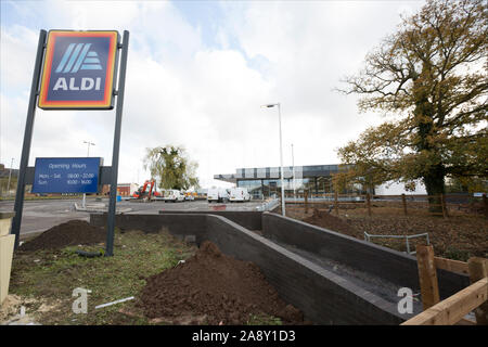 A new Aldi store nearing completion on the outskirts of Gillingham in ...