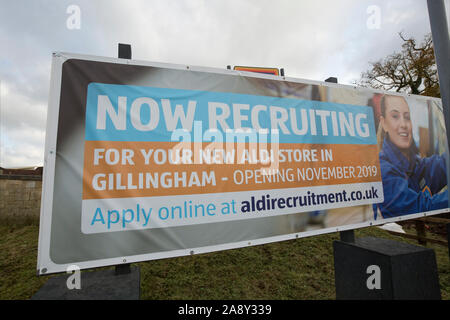A new Aldi store nearing completion on the outskirts of Gillingham in ...