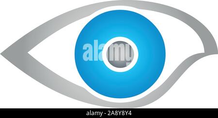 Eye Icon Sight See Seeing Eyesight Black White Silhouette Sign Symbol ...
