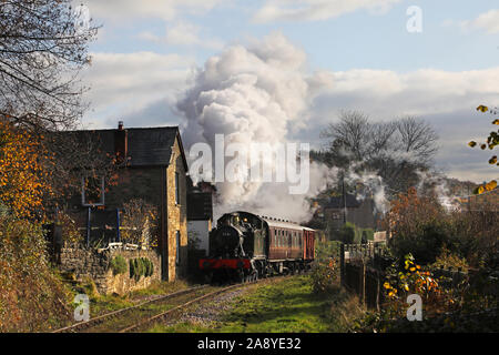UK FOREST OF DEAN RAILWAY GREAT WESTERN RAILWAY 9681 PANNIER TANK ...