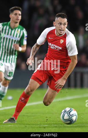 SEVILLA, 10-11-2019. Primera Division Spanish League. LaLiga. Estadio ...
