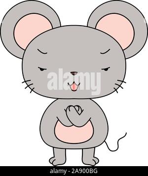 This is a illustration of Cute mouse mascot character Stock Vector ...