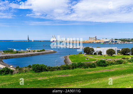 The shipping port in Portland, Victoria, Australia Stock Photo - Alamy