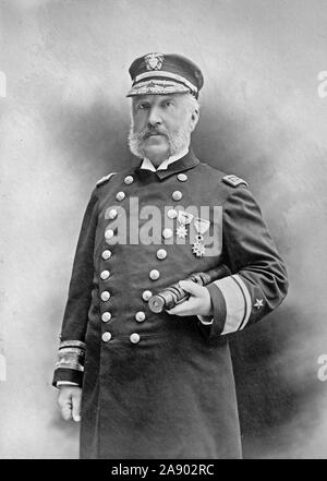 Rear Admiral Thomas O. Selfridge Jr is depicted in this portrait ...