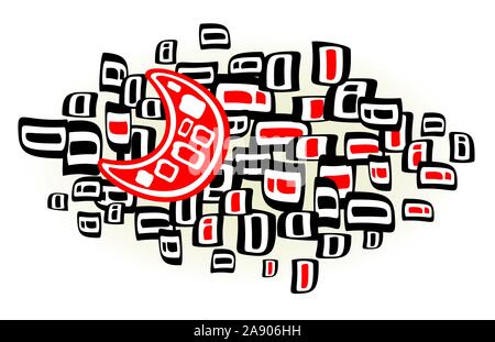 Moon word cloud concept. Vector illustration Stock Vector Image & Art ...