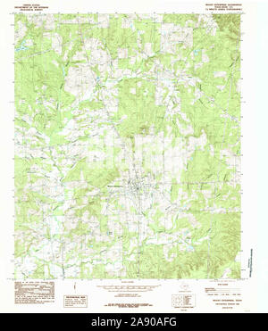 Mount Enterprise, Texas, map 1984, 1:24000, United States of America by ...