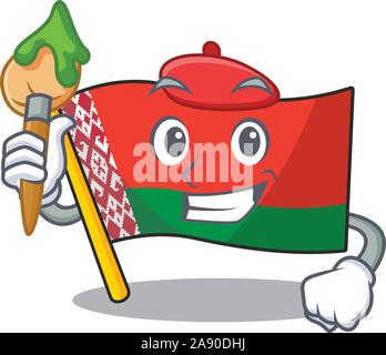 flag belarus in the cartoon shape farmer Stock Vector Image & Art - Alamy