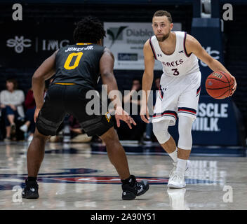 Nov 11 2019 Moraga CA, U.S.A. St. Mary's forward Malik Fitts (24 ...